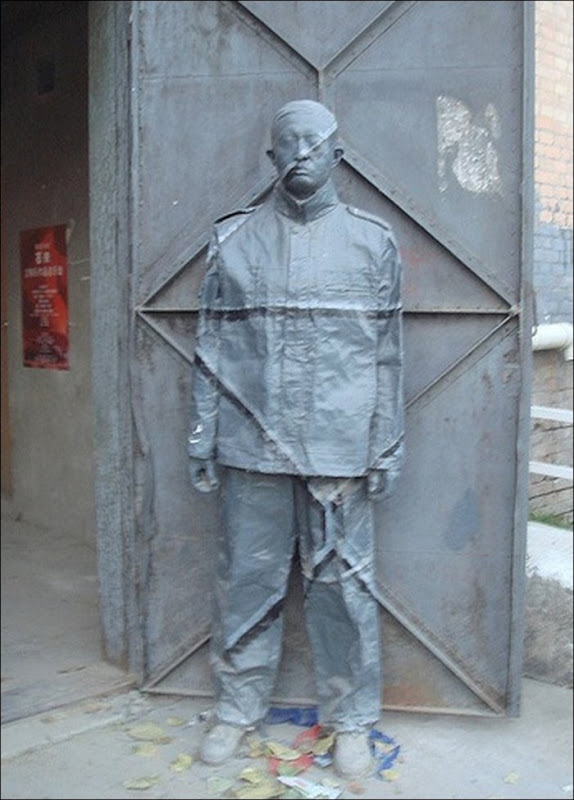 Liu Bolin’s Art of Being Invisible | Amusing Planet